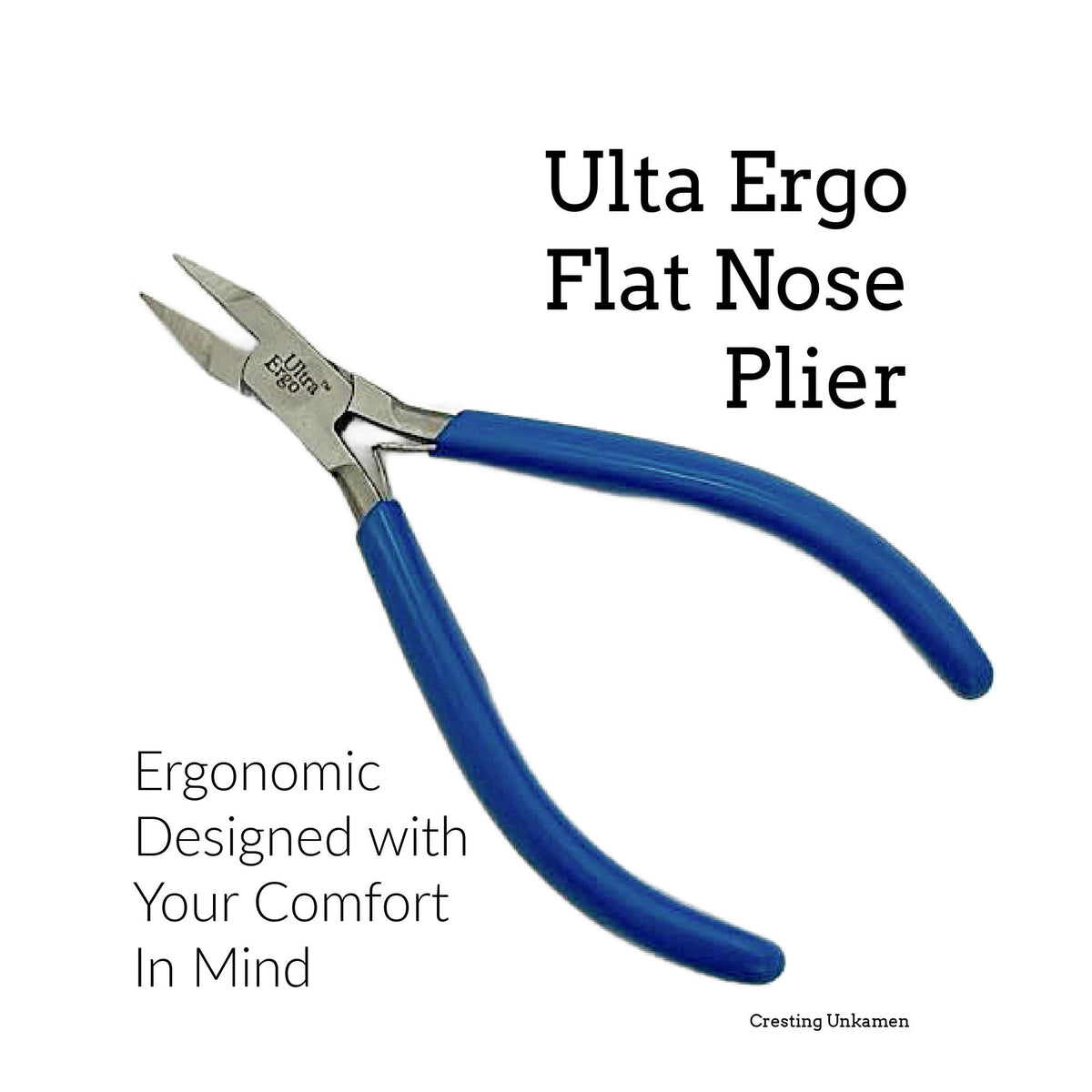 1 Ultra Ergo Flat Nose Pliers - Carbide Tips - Jump Ring Sample Includ ...